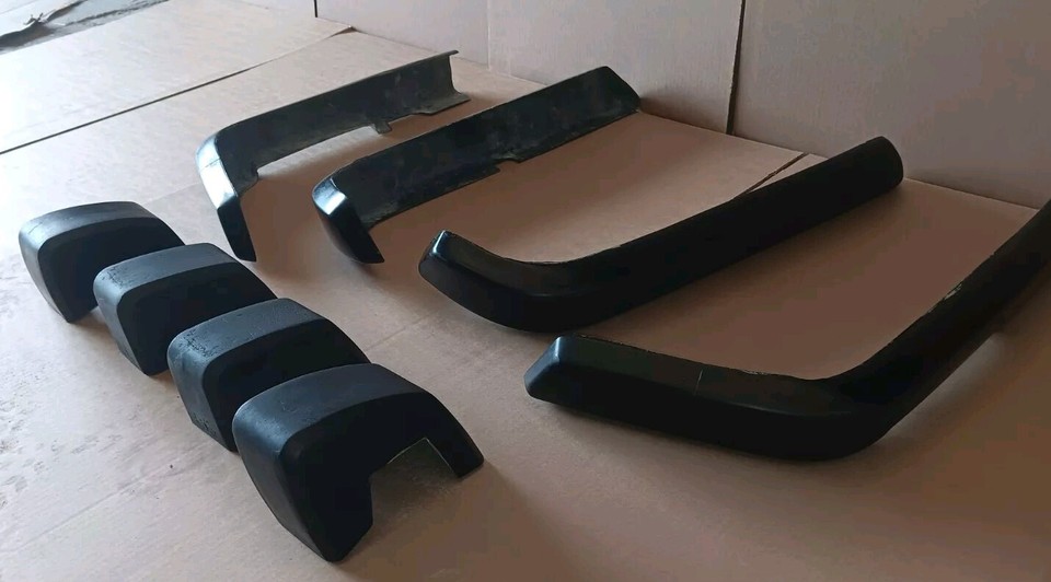 FIAT X1/9 1300 4xQUARTER BUMPERS,4×OVER RIDERS Set Fiberglass New | eBay
