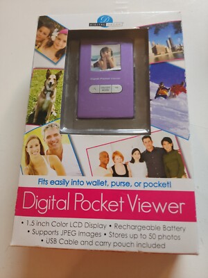 Digital Decor-Digital Pocket Viewer Fits Wallet & Purse NEW IN BOX | eBay