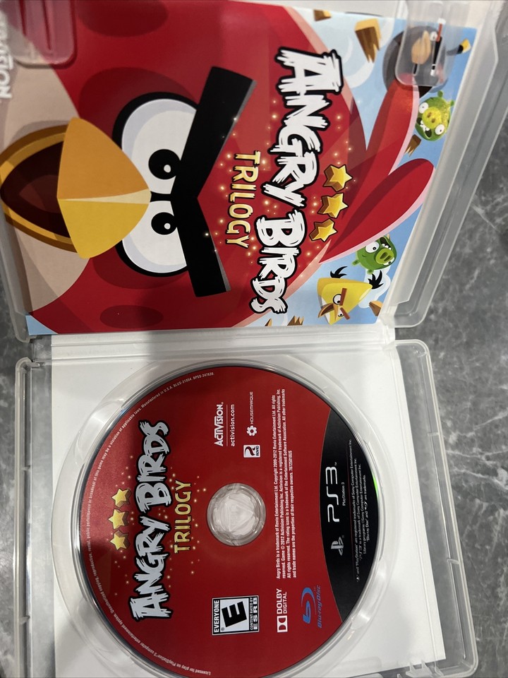 Angry Birds Trilogy (Sony PlayStation 3) PS3 Tested & Working - Free ...