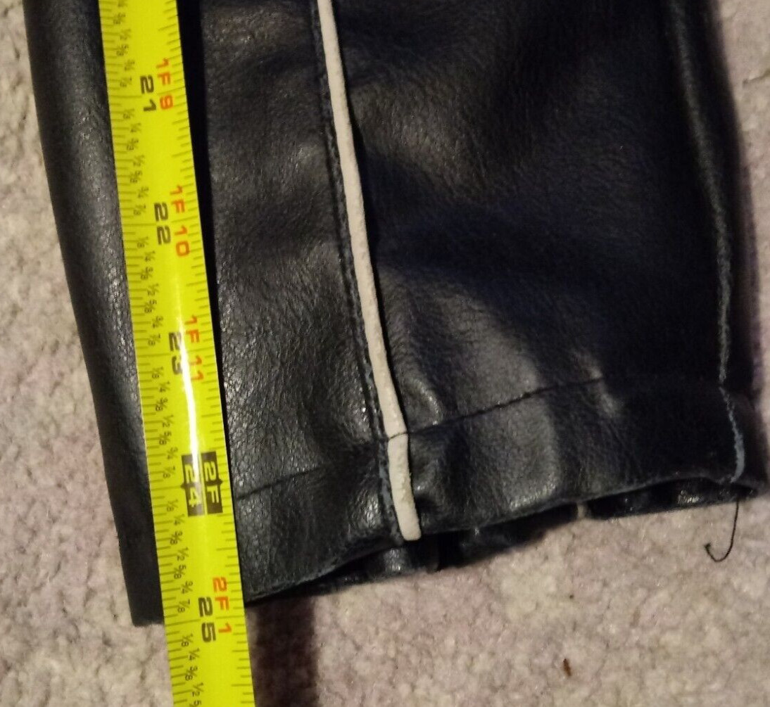 Mens Sideout Faux Leather Biker Motorcycle Jacket Ver… - Gem