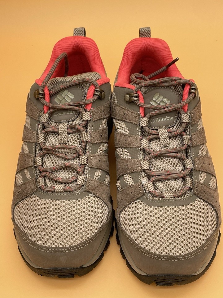 Size 8 D Columbia Women Redmond TM 3 Waterproof Shoes Pebble / Red ...