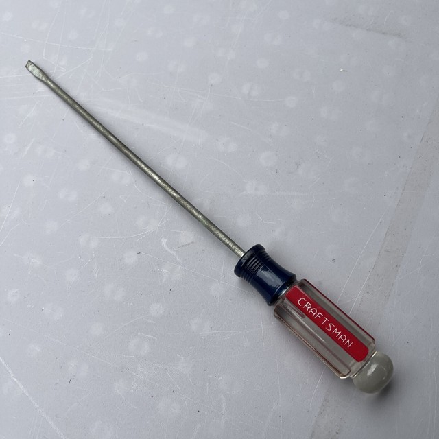 Craftsman 3/16 Slotted Long Screwdriver Flathead 41248 USA Made Vintage ...