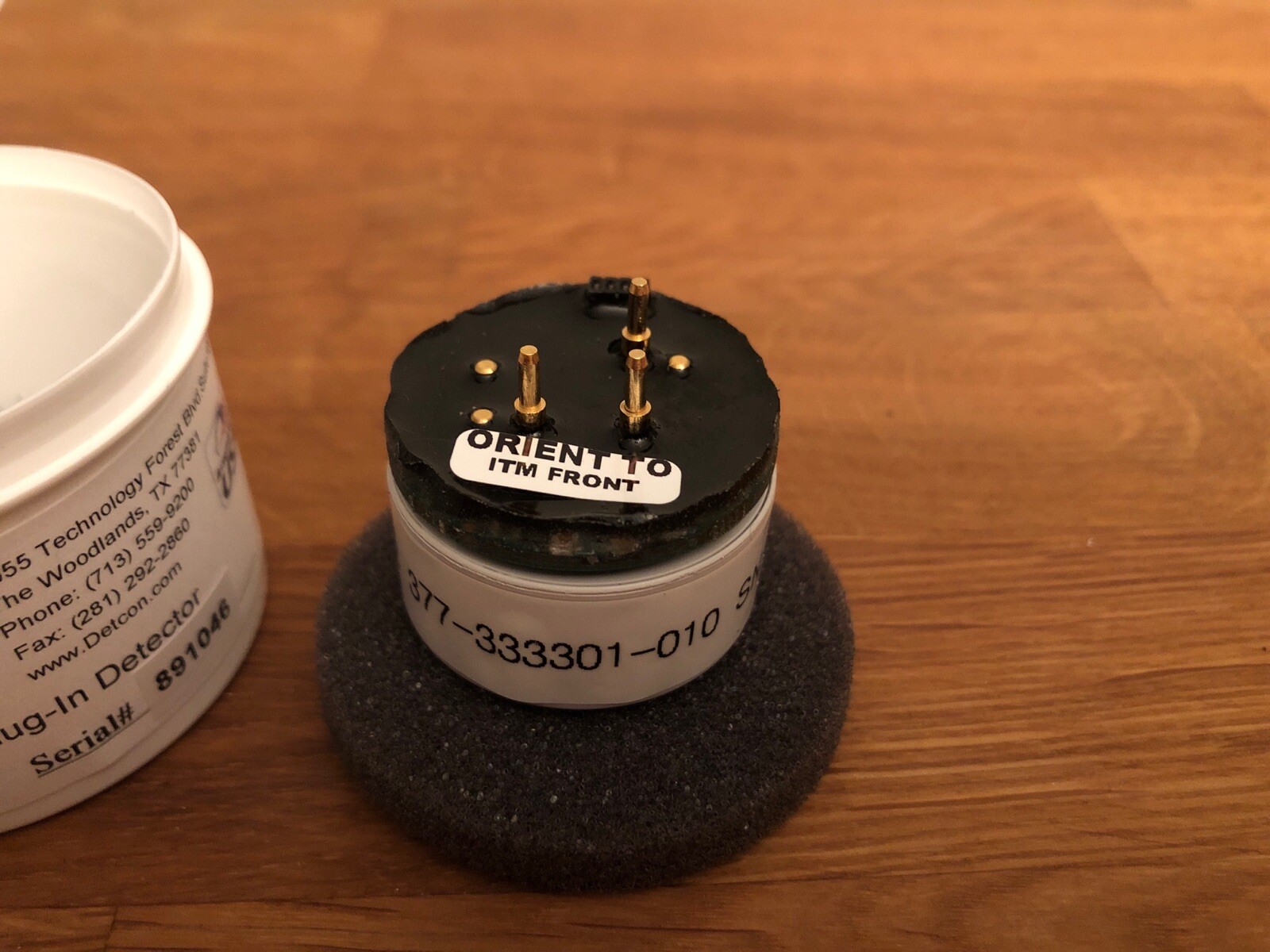 Detcon Inc 377-333301-010 Hydrogen Fluoride Plug In Detector | eBay