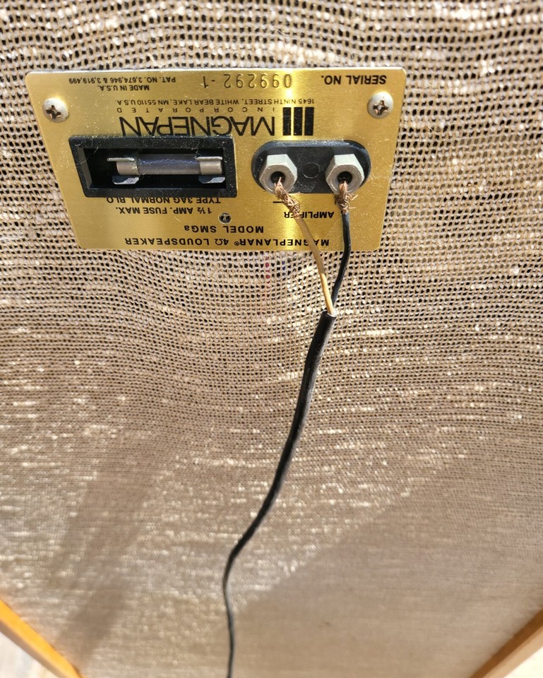 Vintage Magnepan Magneplanar MG-1C Panel Speakers, Very Good, Original ...