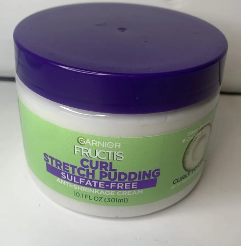 Garnier Fructis Curl Stretch Pudding Sulfate Free Anti-Shrinkage Cream ...