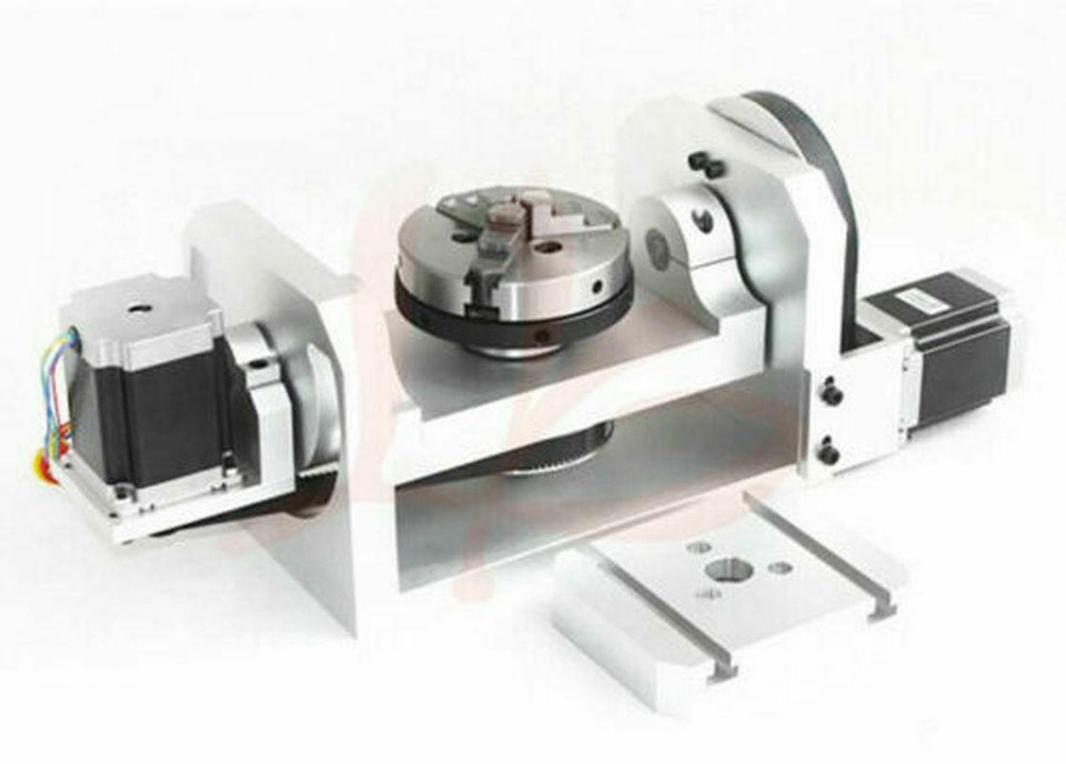 CNC Router Machine Rotary Indexer Table 4th & 5th Rotational Axis W ...