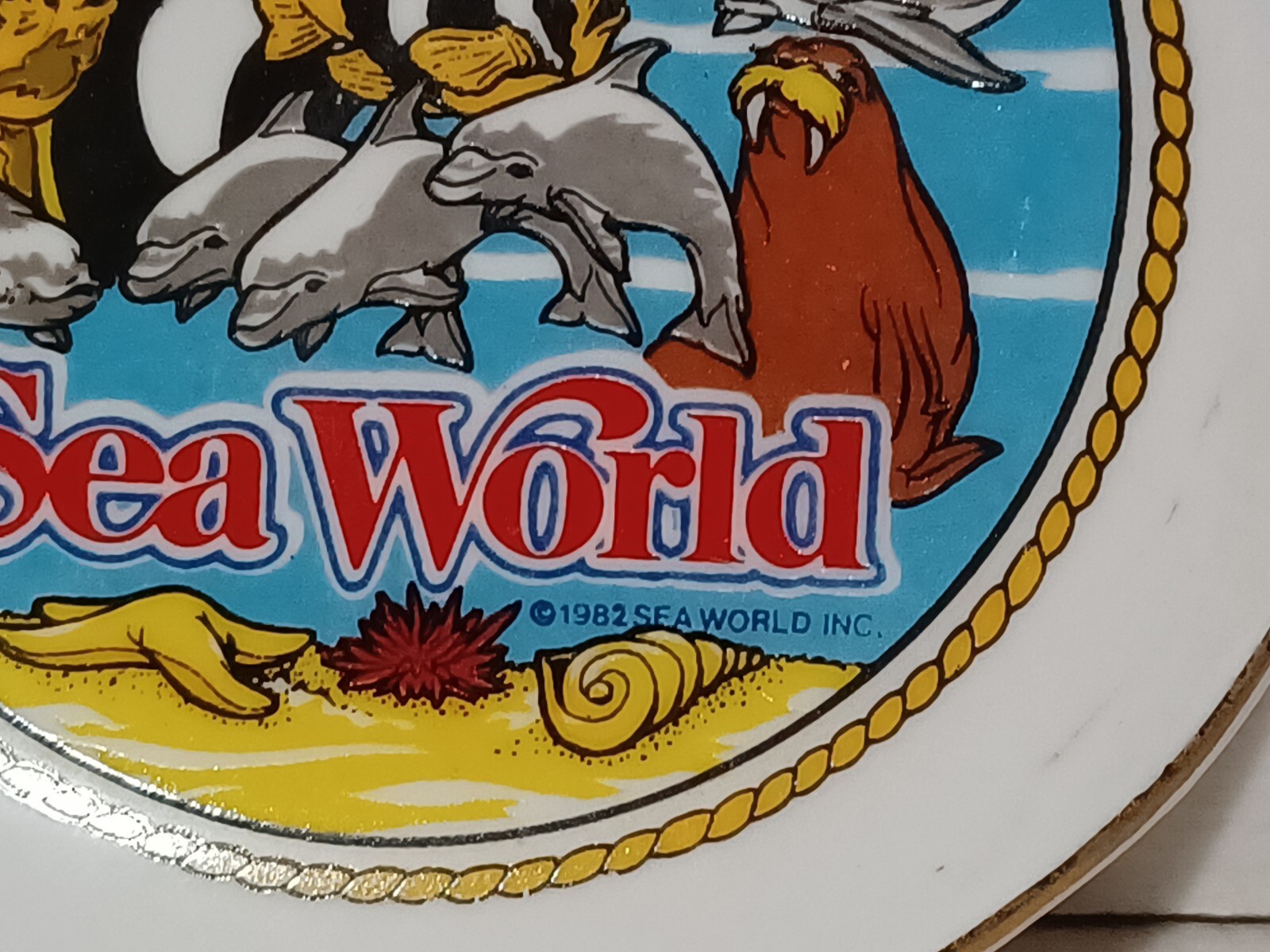 Vintage 1982 Sea World 3" Collectible Souvenir Plate. | eBay