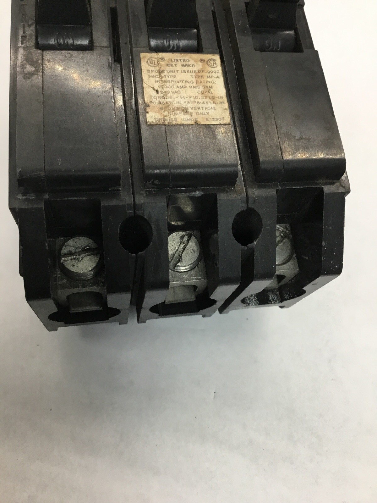 Crouse Hinds MP MP-A MP320 20 AMP 3 POLE CIRCUIT BREAKER 20A Snap in | eBay