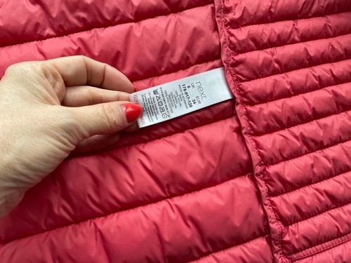 NEXT PUFFER JACKET COAT UK 6 Light Warm Casual Coral Pink Peach Mint ...