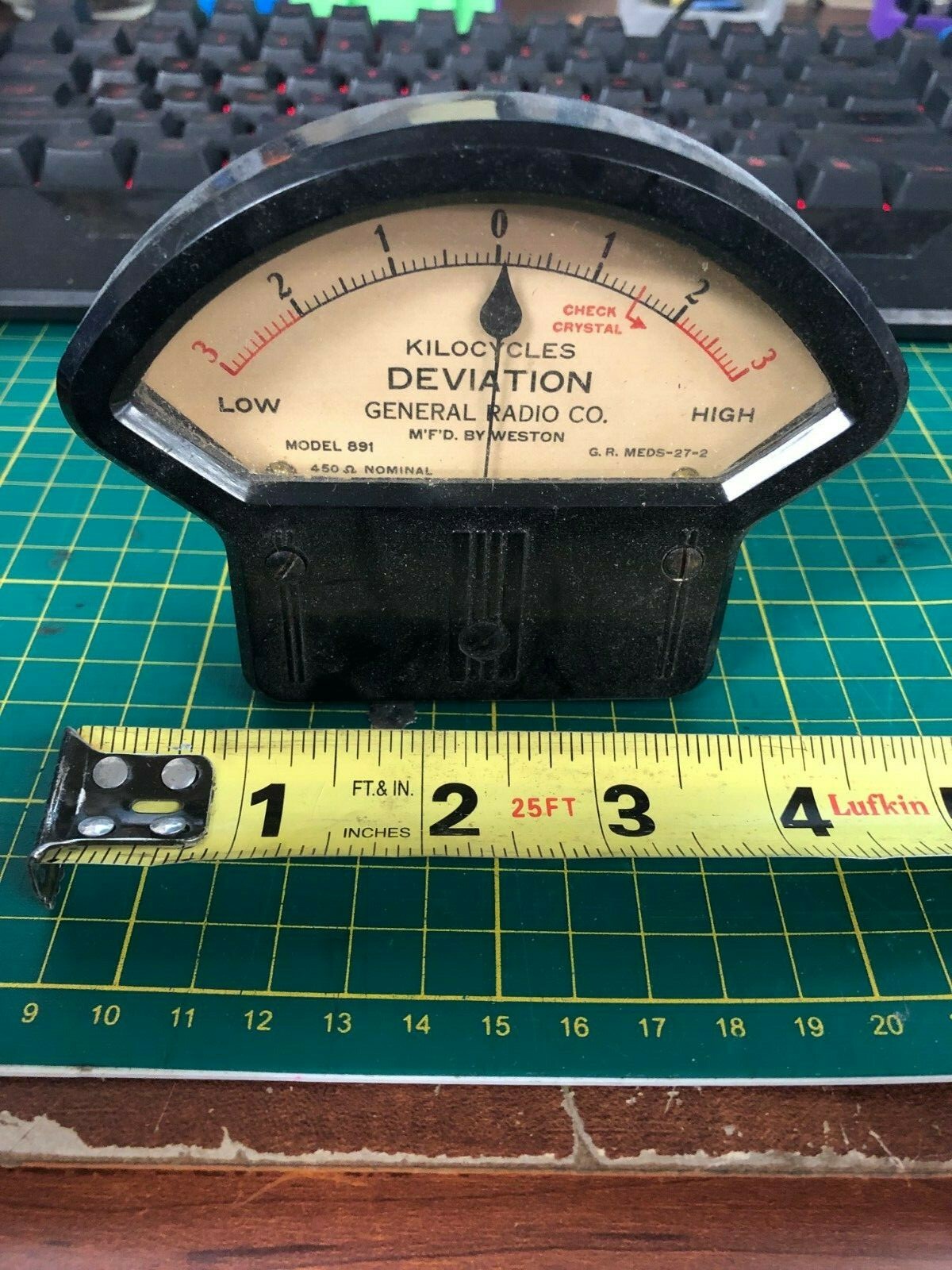 General Radio Deviation 891 gauge used vintage | eBay