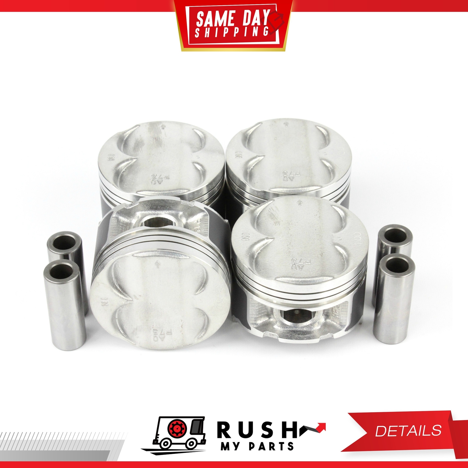 97-01 Std. size Compl. Piston Set For Acura Integra 1.8L L4 DOHC 16v ...