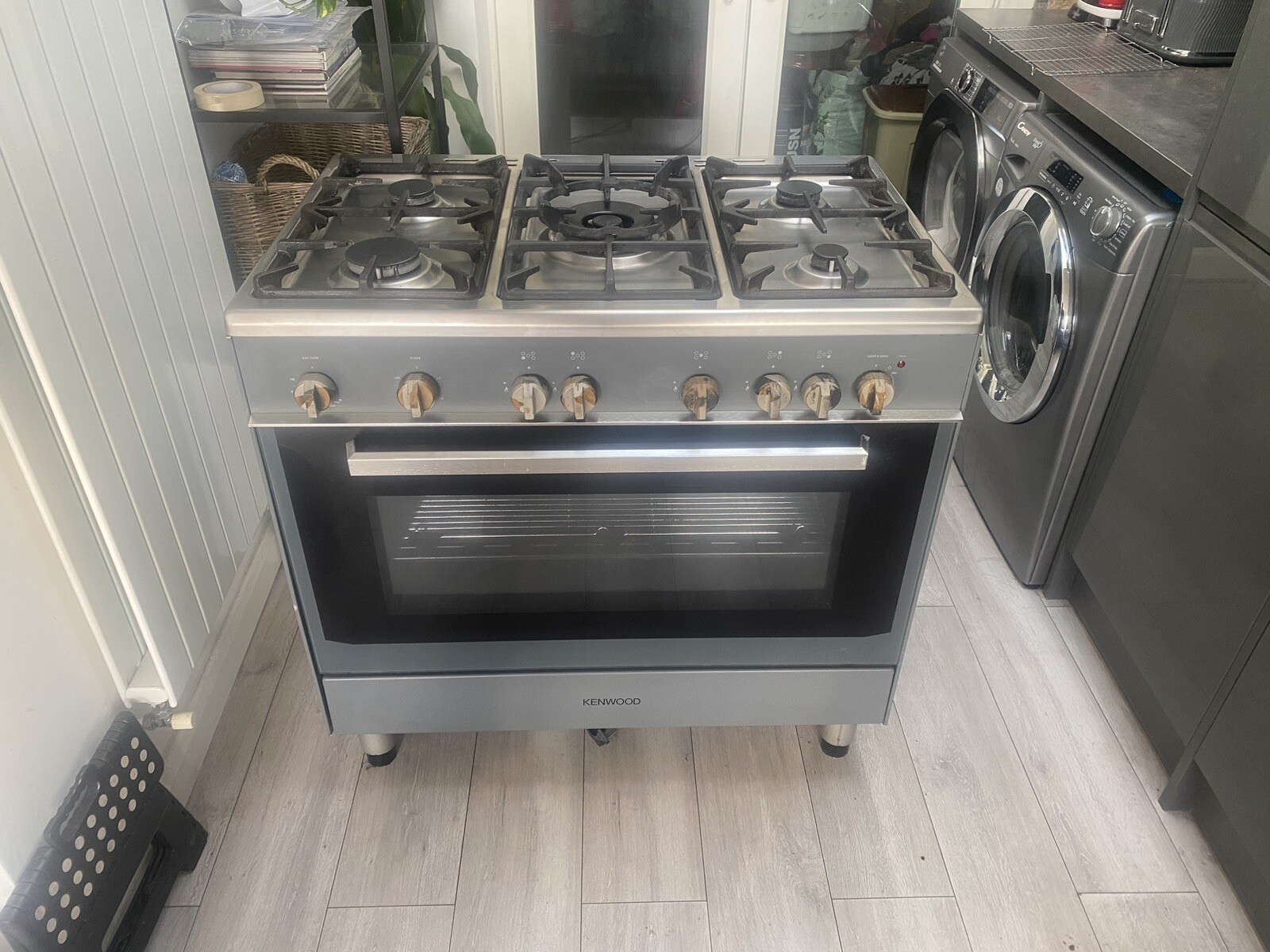 Kenwood CK307G SL 90 cm Gas Range Cooker - Slate Grey 8024651001218 | eBay