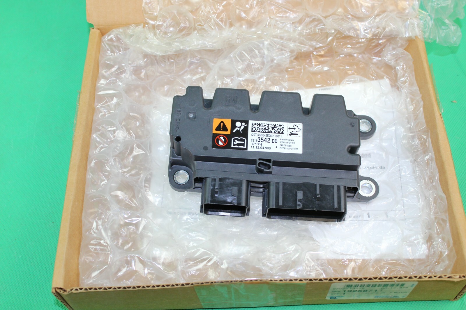 NEW GENUINE GM Inflatable Restraint Sensor & Diagnostic Module IMPALA ...