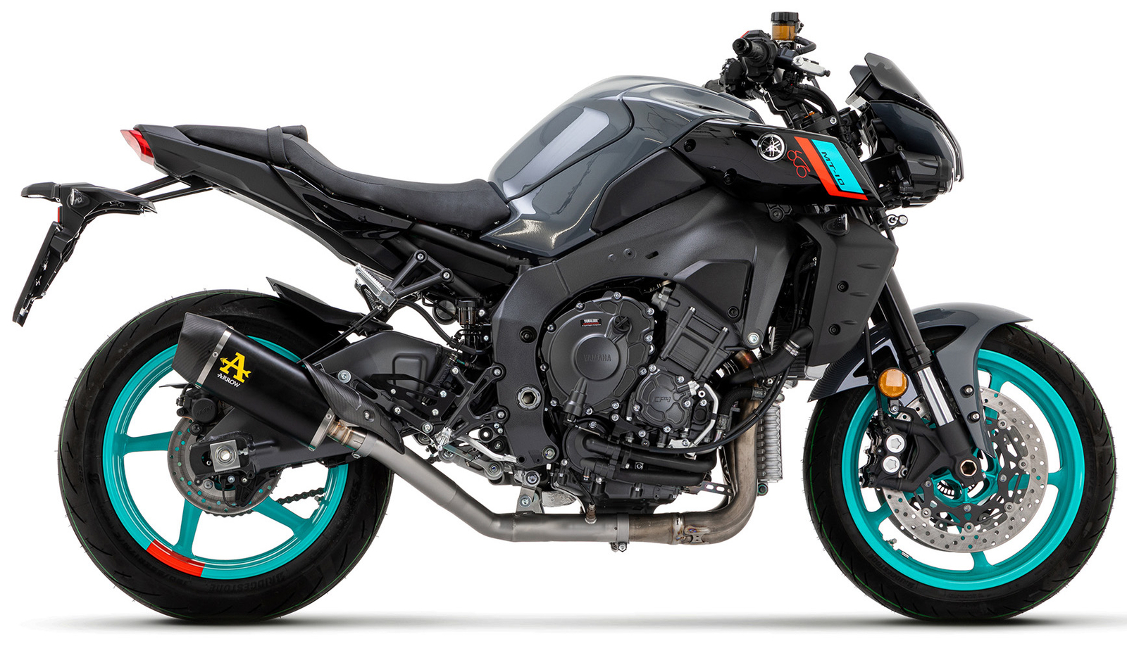 ARROW EXHAUST T OPEN RC INDY-RACE BLACK ALUMINIUM C YAMAHA MT10 MT-10 ...