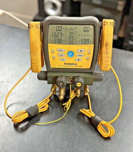 Fieldpiece SM480V Wireless Digital SMAM Refrigerant Manifold and Micron ...