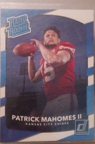 2017 Panini Donruss - Rated Rookie #327 Patrick Mahomes II (RC) Gem ...
