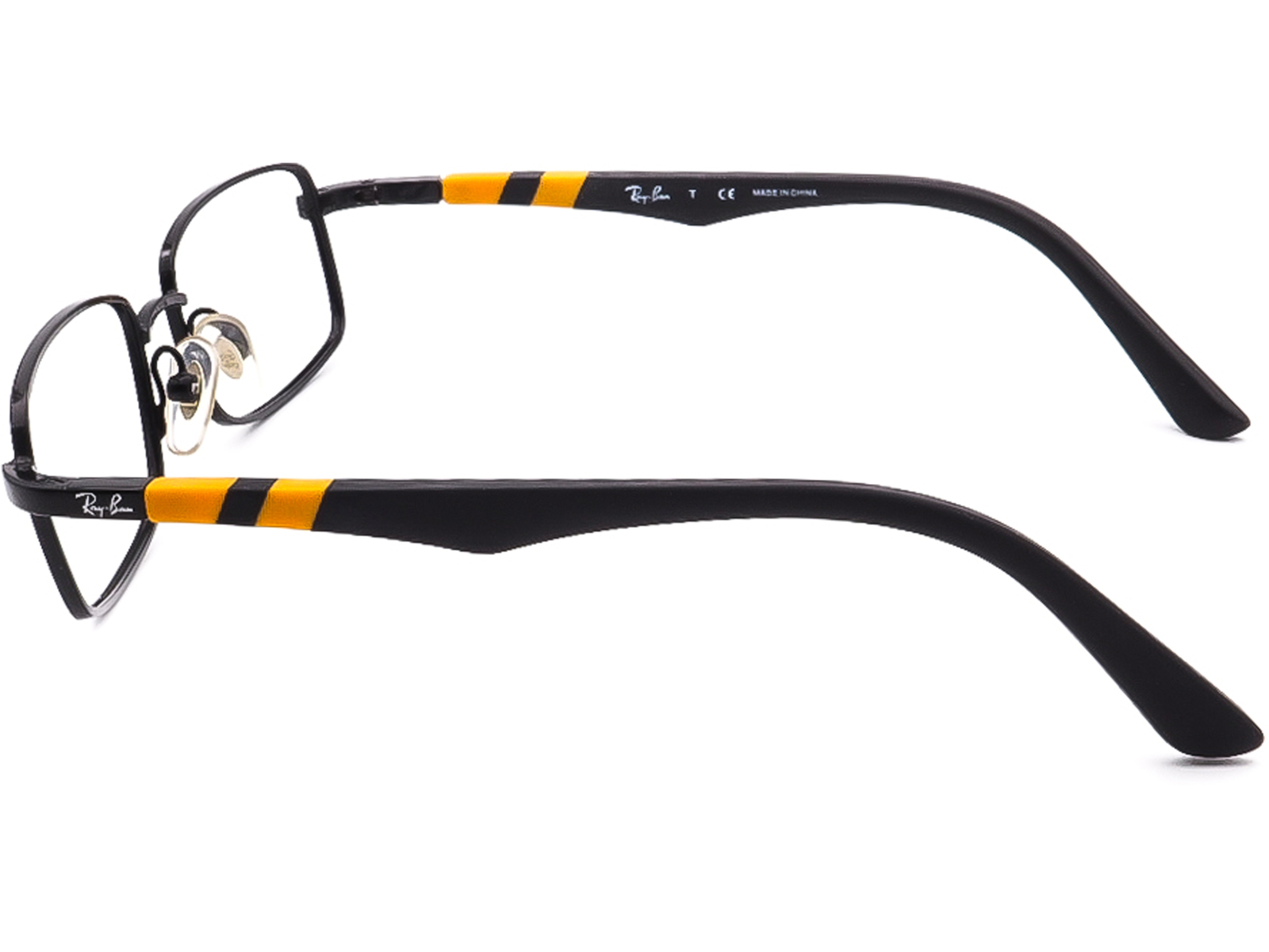 Ray Ban Boys' Eyeglasses RB 1030 4005 Black Rectangular Frame 47[]16 ...