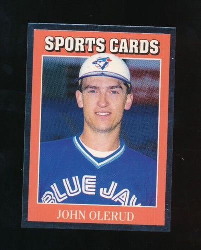 1991 Allan Kaye's Sports Cards News Magazine #7 John Olerud hand cut ...