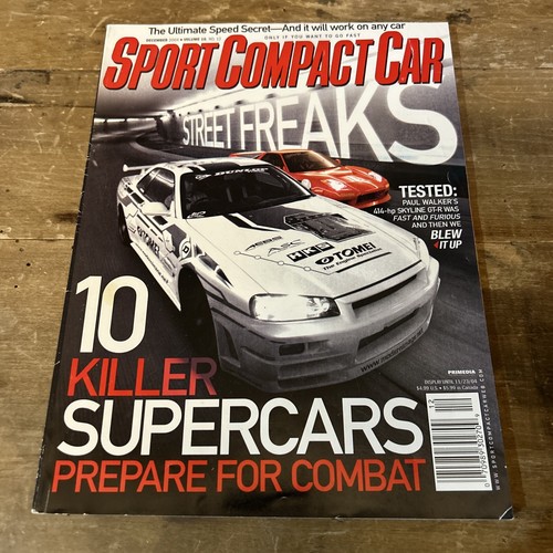 Sport Compact Car Magazine December 2004 GTR R34 NSX Vol 16 No 17 | eBay