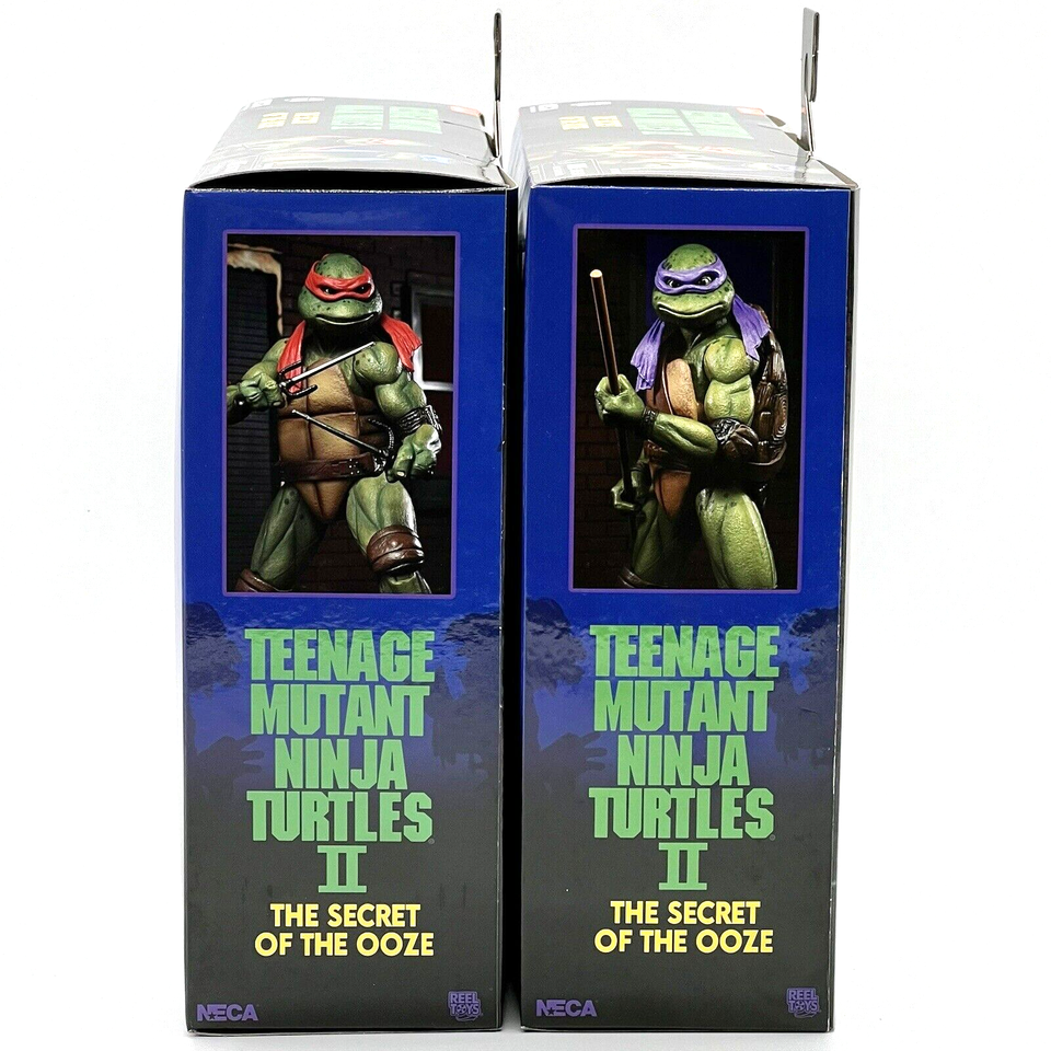 TMNT NECA 1991 Movie Secret of the Ooze Action Figures Turtles Keno ...