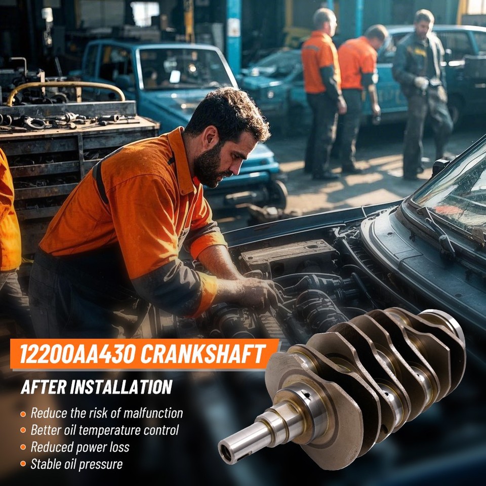 EJ257 2.5L Turbo Engine Crankshaft+Main & Rod Bearing for Subaru ...