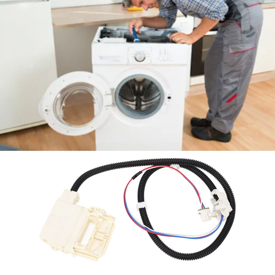 Washer Lid Lock Switch Assembly WH08X32697 Washing Machine Door Latch ...