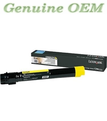C950X2YG Original OEM Lexmark C950 Toner, Yellow Extra High Yield ...