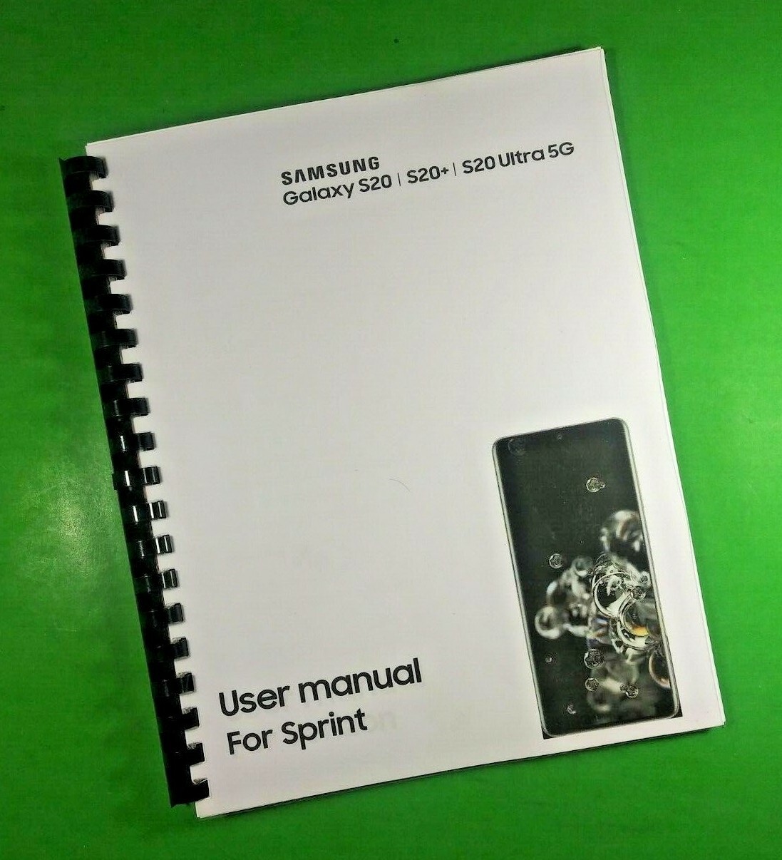 Owners Manual for Samsung Galaxy S20 + Ultra 5G for Sprint P177 Pages ...