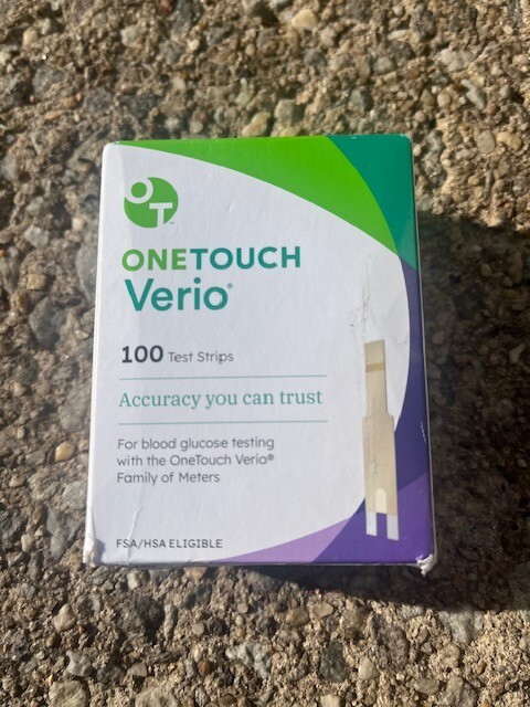OneTouch Verio 100 ct Blood Glucose Test Strips EXP:05/31/2025 | eBay