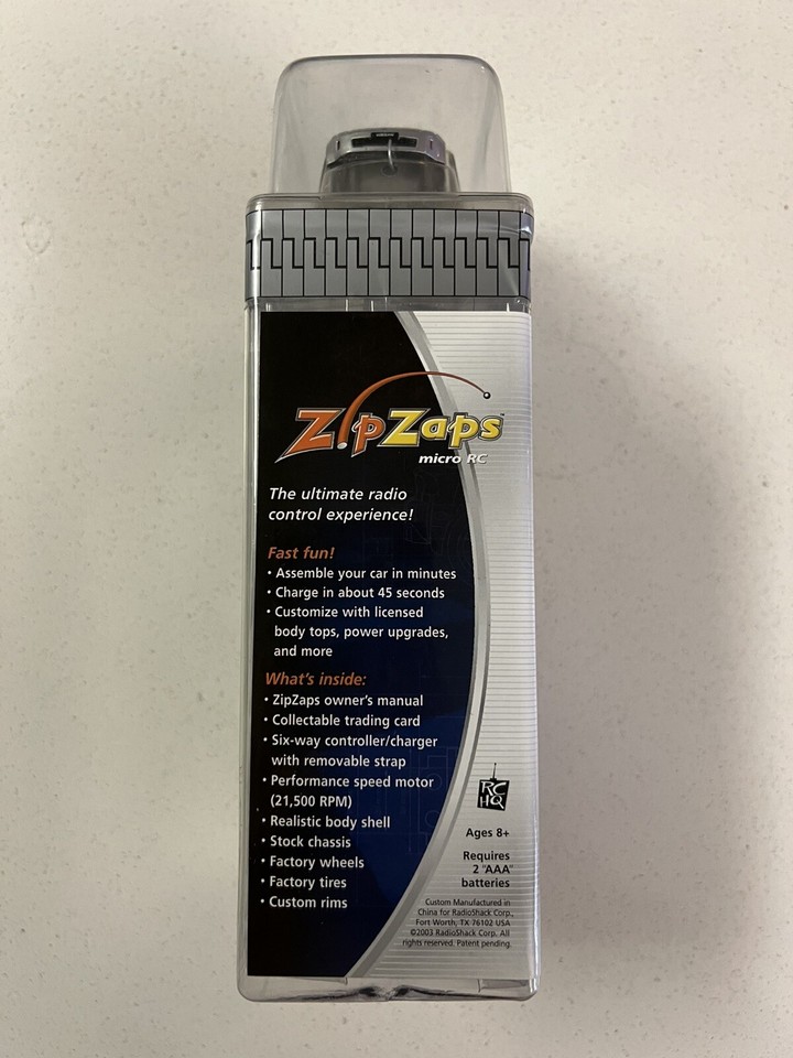 ZIP ZAPS Micro RC Nissan 350z FAST and FURIOUS SEALED VINTAGE 2003 ...