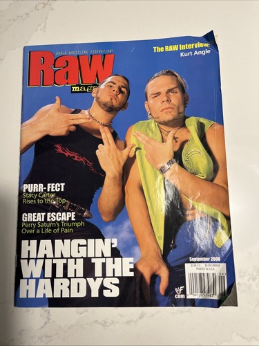 WWE Raw Magazine September 2000 Stacy Carter The Kat strong WWF Diva ...