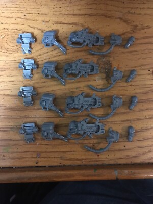 Warhammer 40k Space Marine Plasma Cannons W/ Backpacks And Arms X4 | eBay