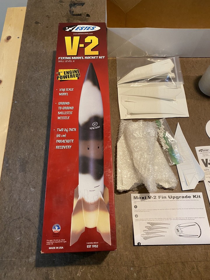 Estes Maxi-Brute V-2 Model Rocket Kit | eBay