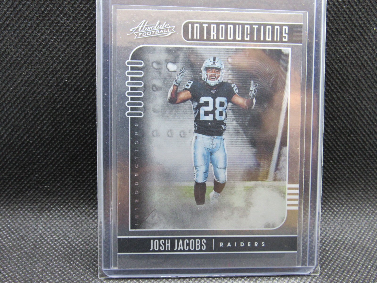 2019 JOSH JACOBS ABSOLUTE INTRODUCTION ROOKIE CARD # 12 GREEN BAY RB | eBay