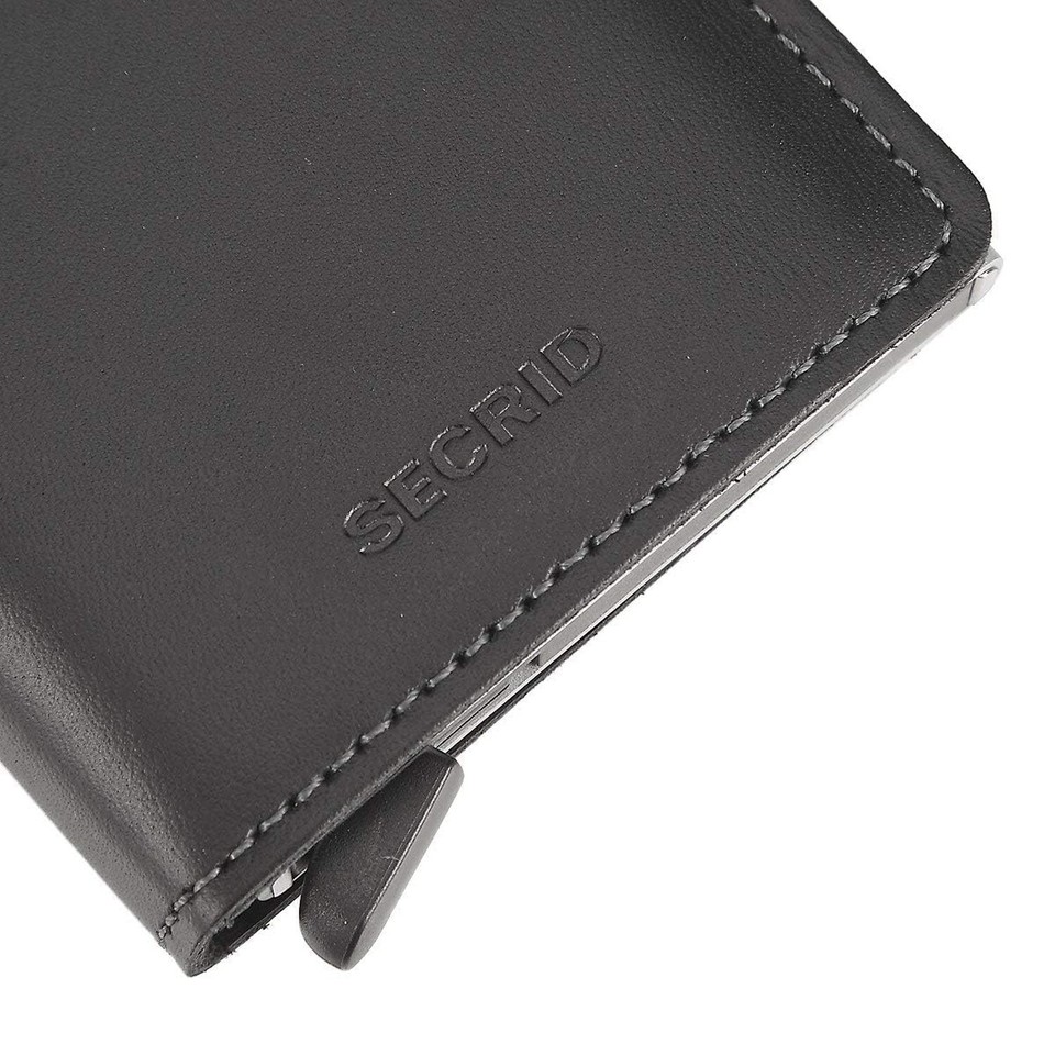 Secrid Slim Wallet Leather Black, RFID Safe Card case SO-BLACK | eBay