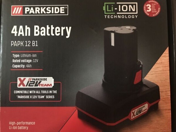 Parkside PAPK 12 B1 12V 4Ah Battery | Achetez sur eBay