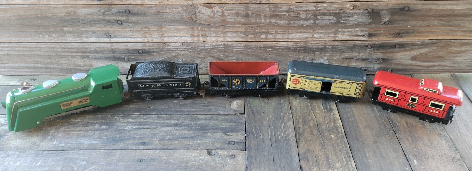 Marx O Ga. Green Commodore Vanderbilt Train Set & Box **Read | eBay