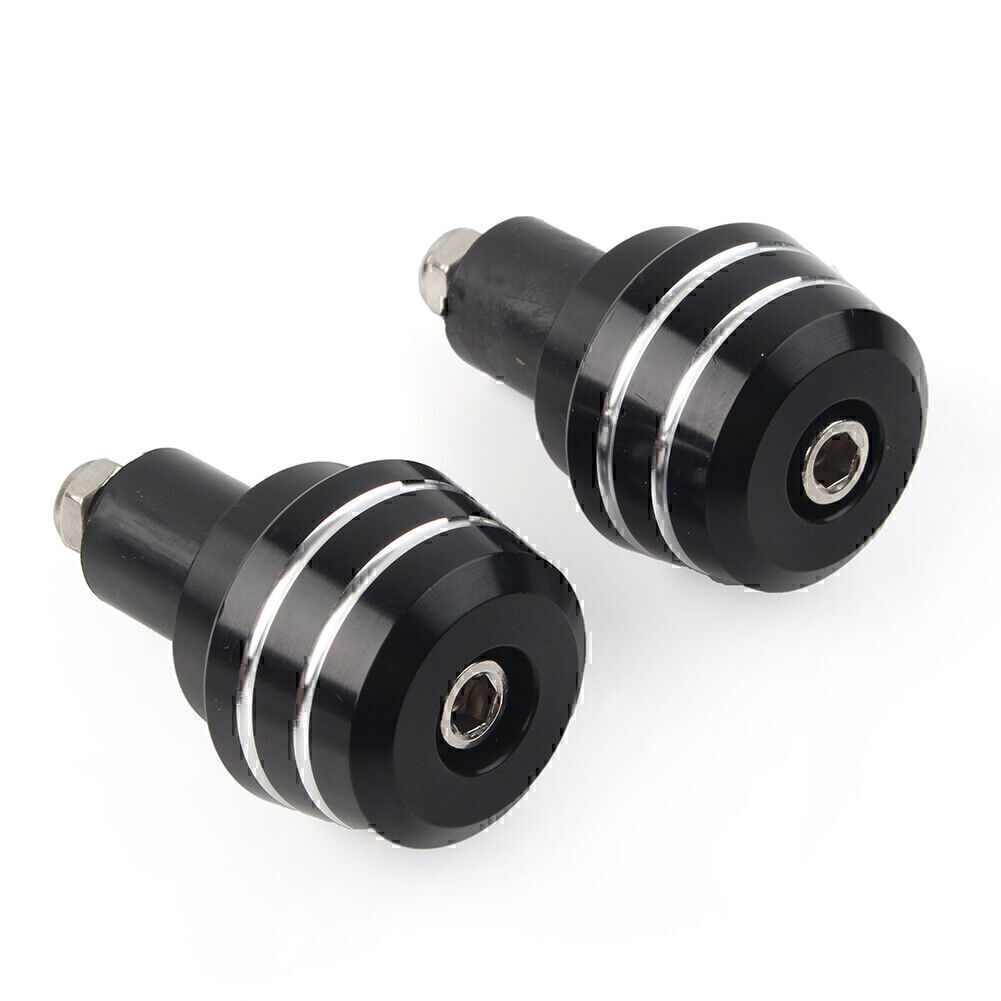 CNC Handle Bar Ends Vibration Reducing Plugs Black For Yamaha NMAX 125 ...