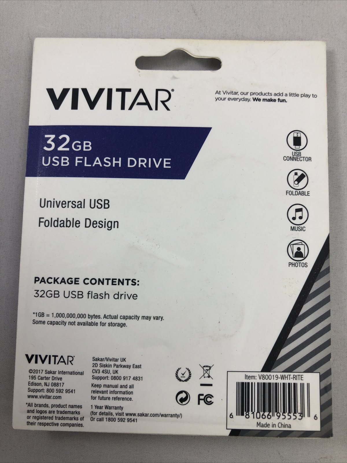 Vivitar Essential Collection 32gb USB Flash Drive for sale online | eBay