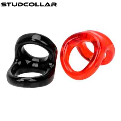 STUDCOLLAR-Stay Harder Cock Rings Silicone Delay Erection Enhancer ...