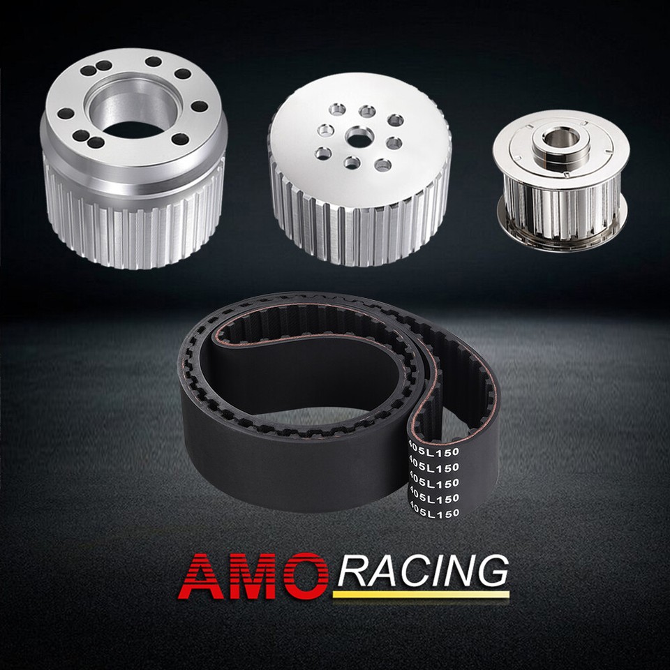 Billet Aluminum Gilmer Belt Drive Pulley Kit Fits Chevy BBC 396 427 454 ...