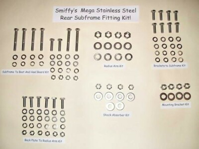 CLASSIC AUSTIN ROVER MINI REAR SUBFRAME STAINLESS STEEL MEGA FITTING ...