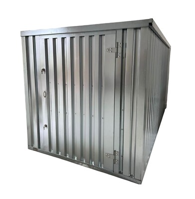 GALVANIZED FLAT PACK STORAGE CONTAINER - 2.9m x 2.1m / £1,350 + VAT ...