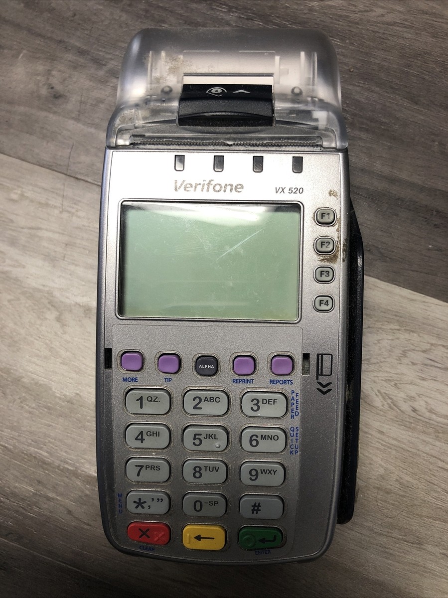 Vx 520 Credit Card Machine Credit Card POS Terminal Stand For VeriFone