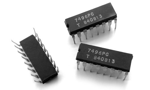 7496PC (SN7496N) 5bit Parallel-In/Parallel-Out Shift Register 7496 IC ...