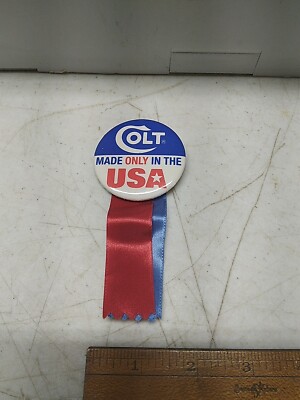 Vintage COLT Made Only In The USA Button Pin | eBay