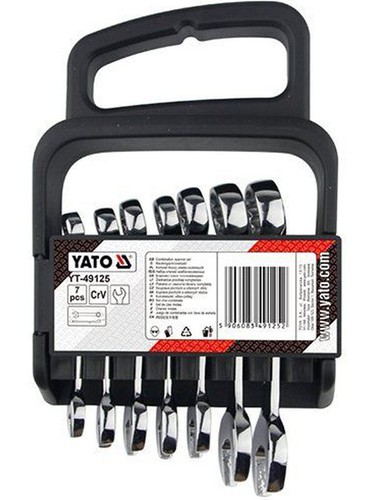 Yato Europe 7 Pieces Combination Spanner Set (YT-49125) | eBay