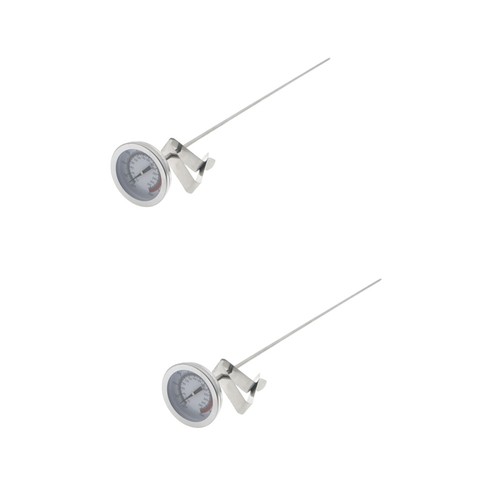 2 Sets Stainless Steel Oil Temperature Meter Thermometers for Cooking ...