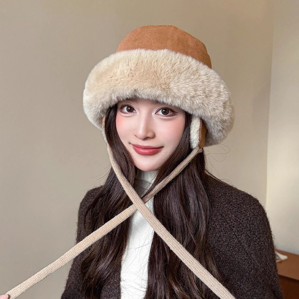 Windproof Winter Cap Thick Ski Russian Cap Earflap Bonnet for Men Women ...