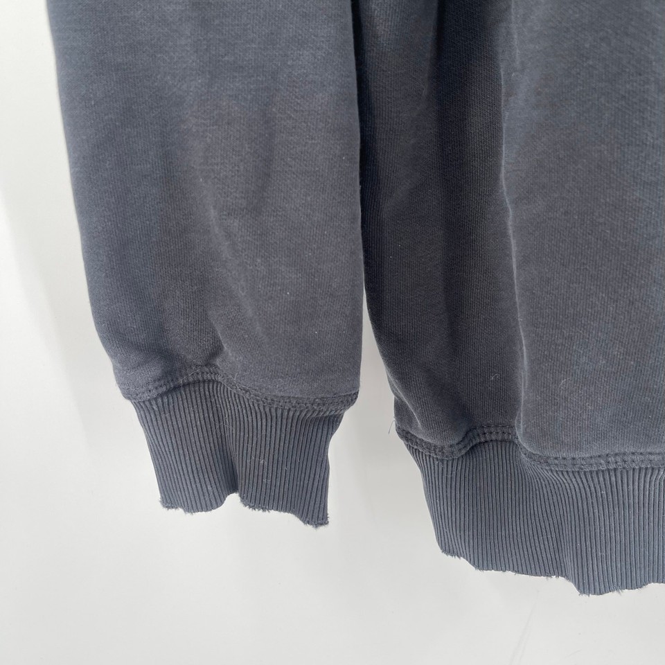 GYMSHARK Crest Hoodie Sweatshirt Size Medium Black/Gray Men's ...